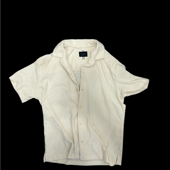 marc asher | Shirts | Marc Asher Cream Short Sleeve Shirt With A ...